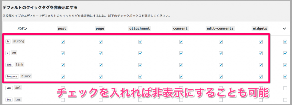 AddQuicktagの設定方法と使い方｜ショートコードを簡単登録 – NOMADIC WOOD